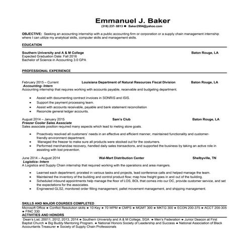 EmmanuelBaker_Resume | DOC