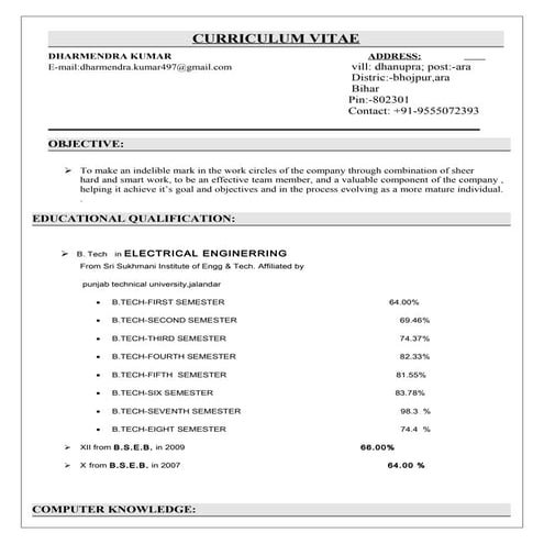 Resume (1) | DOC | Technology & Computing