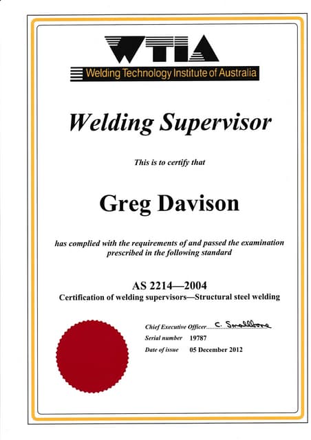 Engineering Technician Cert | PDF