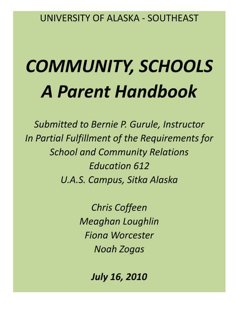 19 Proven Tips for Getting Parents Involved at School | PPTX ...