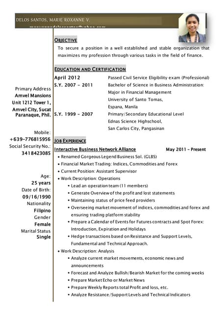 CV English Version Martín E | PDF