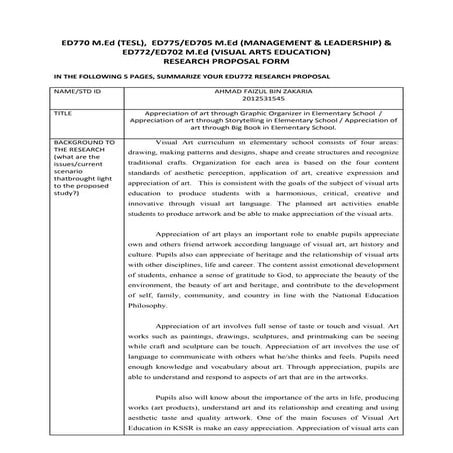 Student background questionnaire visual arts | DOCX