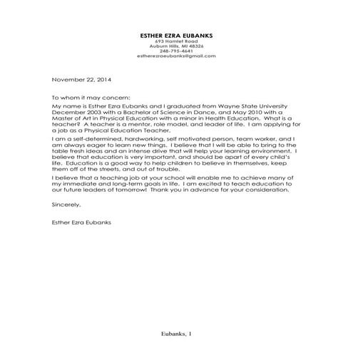 Michelle's resume 2016 | DOCX