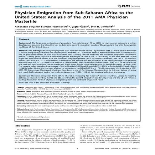 Tankwanchi et al (2013). PLOS MED paper | PDF