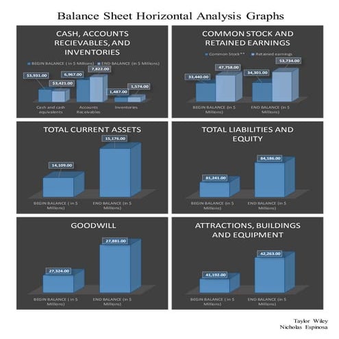 The Walt Disney Company Annual Report Analysis - Graphs | DOCX