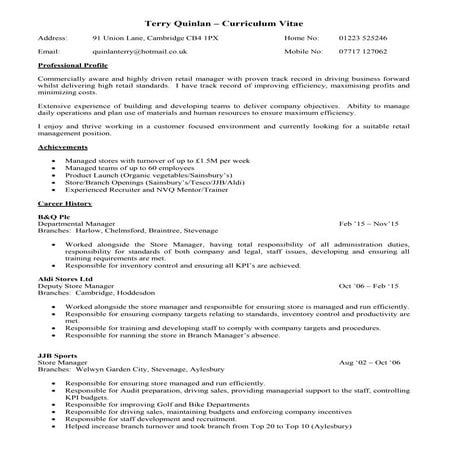 Joseph Smith CV | DOCX