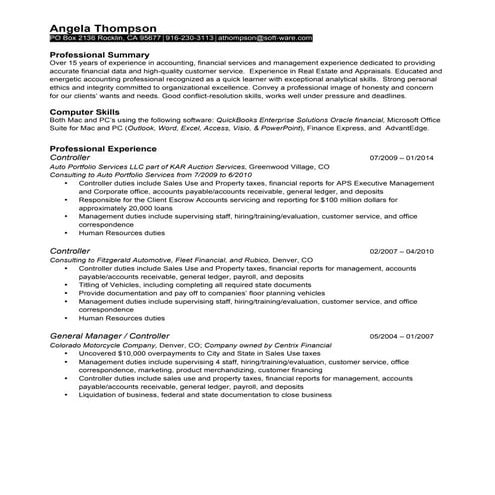 AAT Resume 2015_01_21 | PDF