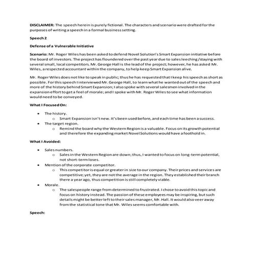 Speech Sample 2 | DOCX