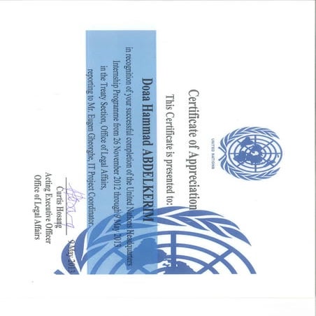 United Nations Certificates | PDF