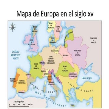 Mapa De Europa Occidental Del Siglo Xiv Mapas De Europa De Temas