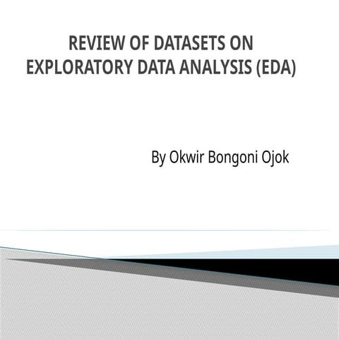 Exploratory Data Analysis Eda Is Used By Data Scientists To Analyze