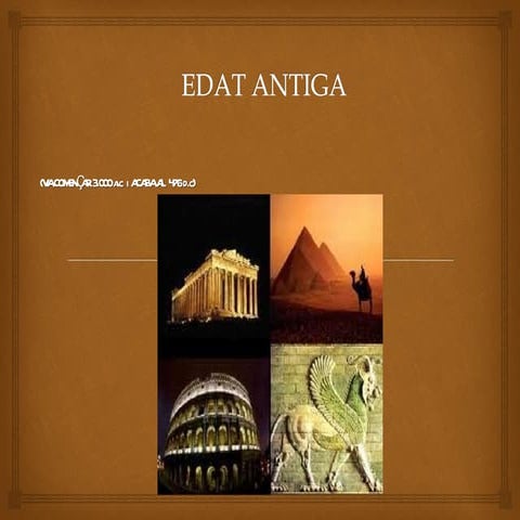 Edat antiga | PPT