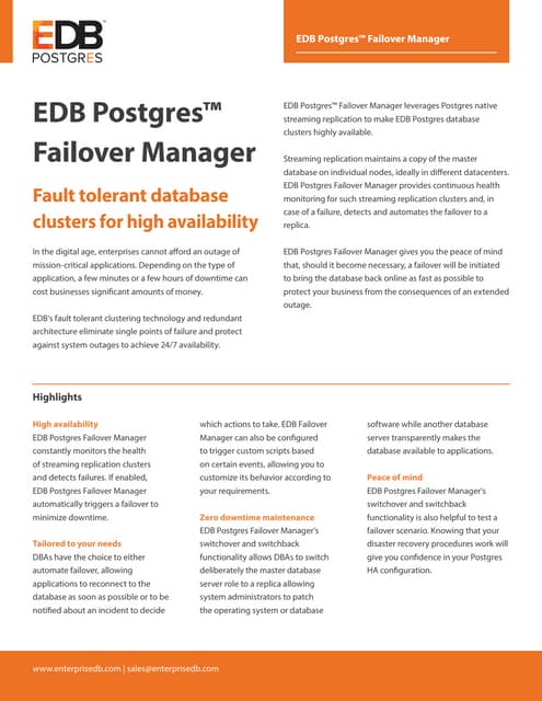 Edb Postgres Failover Manager Pdf 4918
