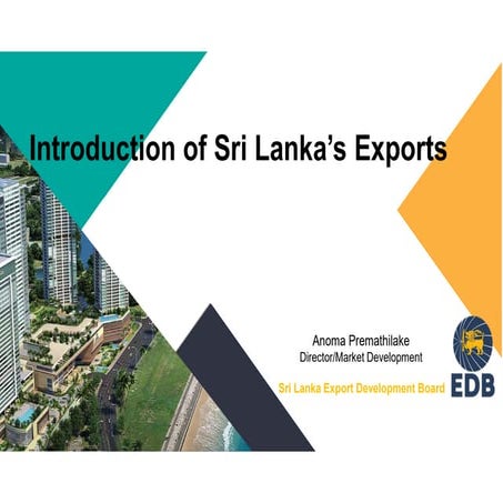 Export Development Board published export data | PDF