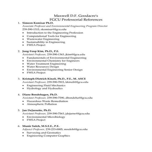 Reference List | PDF