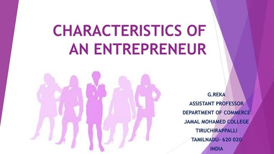 Types Of Entrepreneurs | PPTX