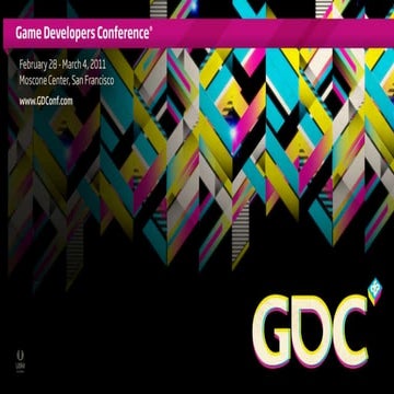 GDC 2011 - "Unscaping the Goat" (Level Design in a Day) | PPT