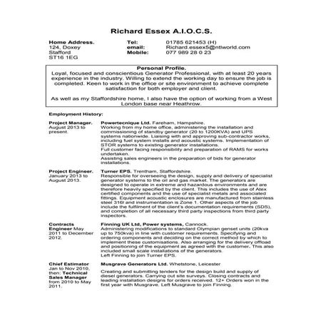 Resume C Brewer | DOC