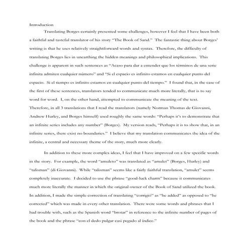 The Book of Sands by Jorge Luis Borges (translated by George Cadkin) | PDF