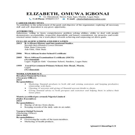 Liz ORIGINAL CV | DOCX