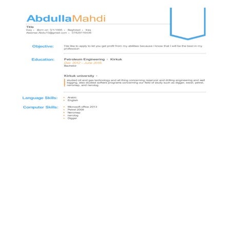 CurriculumVitae | PDF