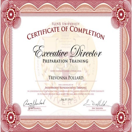 Ed certificate | PDF