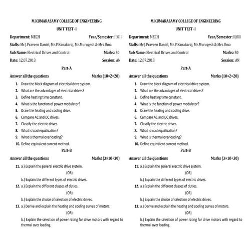 Edc unit test 1 | DOC