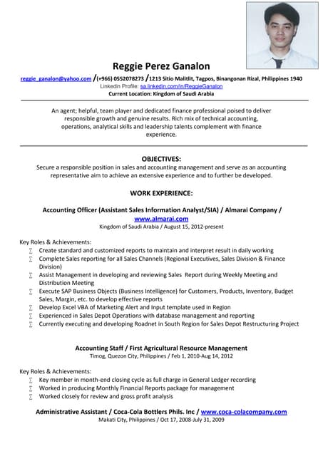 CV JOCELYN SALVAN OFFICE ASSISTANT CUM RECEPTIONIST | PDF