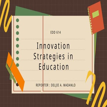 innovation in education, innovation in curriculum | PPT