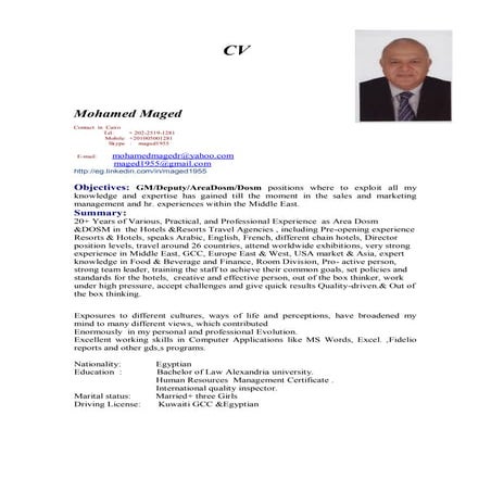 Maged CV 2014 | PDF