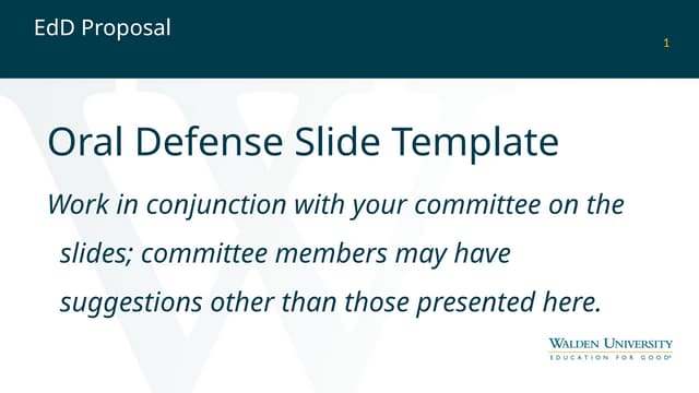 Defense Preparation for Quantitative Methods | PPTX