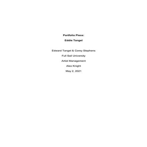 Edward tangel 4.4assignment4 | PDF