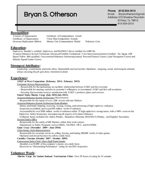 biancapetersresumepdf | PDF