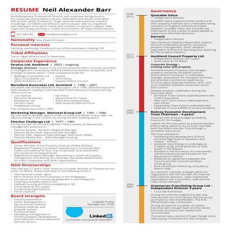 ResumeNeilBarr-Governance | PDF