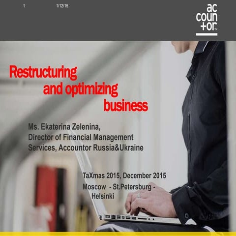 Restructuring and optimizing business | PPT