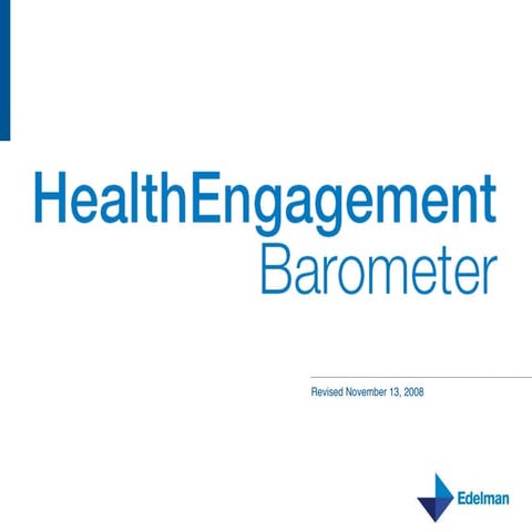 Edelman Health Engagement Barometer | PPT
