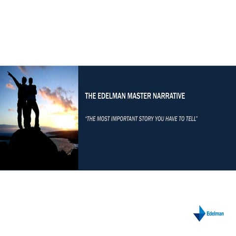 The Edelman Master Narrative | PDF