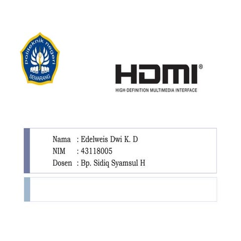 HDMI 2.1 | PPTX