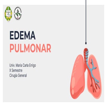 Signos radiológicos de edema pulmonar | PPTX