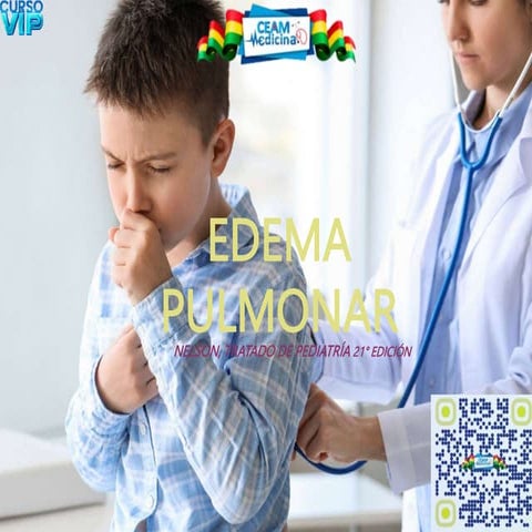 EDEMA PULMONAR pediatria menores de 5 años | PPTX