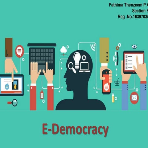 E democracy ppt | PPTX