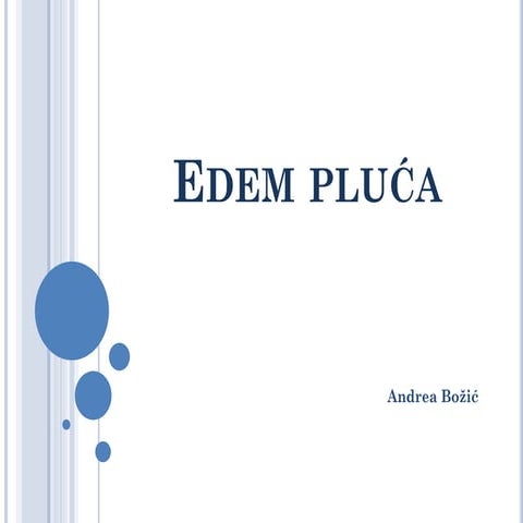 Edem pluća | PDF
