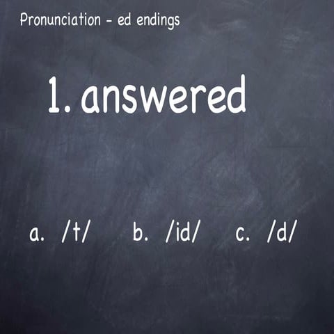 English Pronunciation Quiz | PPT
