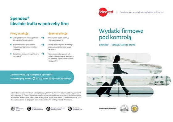 Prezentacja spendeo by edenred | PPT