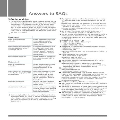 EdexcelA2Bio_00110.pdf These are SAQs of EDEXCEL Biology A Levels | PDF