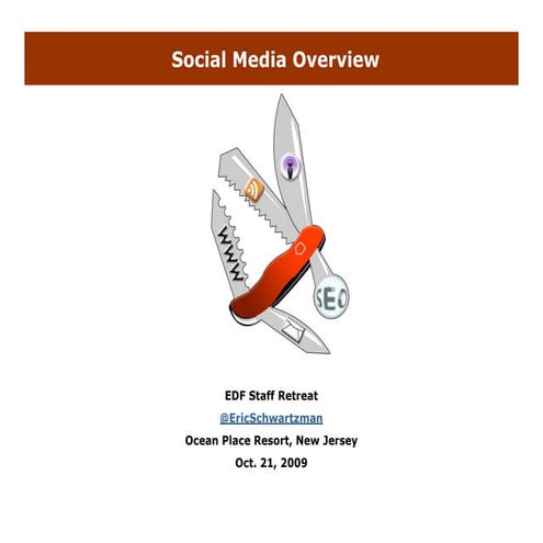 EDF Staff Retreat - Intro to Social Media | PDF