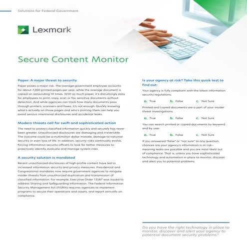 lexmark-secure-content-monitor_fed-gov_solution-sheet_final-1- | PDF