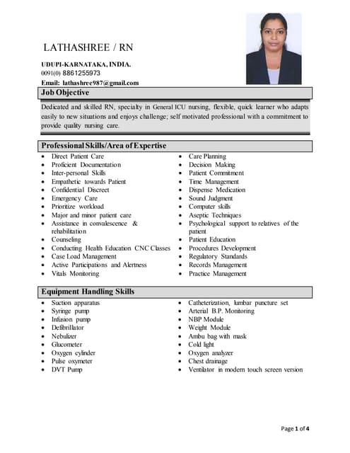 DHA RN CV | PDF