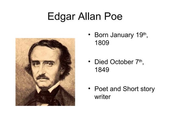 Edgar Allan Poe | PPTX