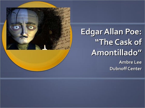 Edgar Allan Poe | PPT | Poetry | Books and Literature